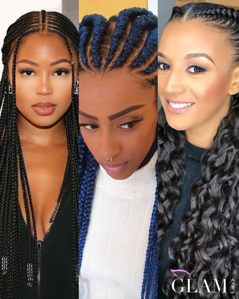 10 Gorgeous All-Back Cornrow Hairstyles | GlamCityz
